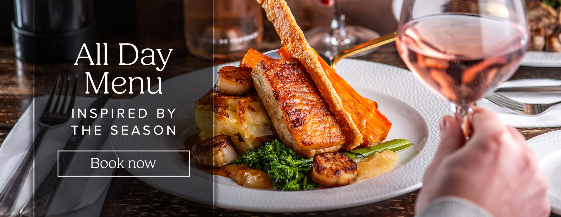 Dinner Menu & Prices | All Day Dining at The Deer Park Leeds